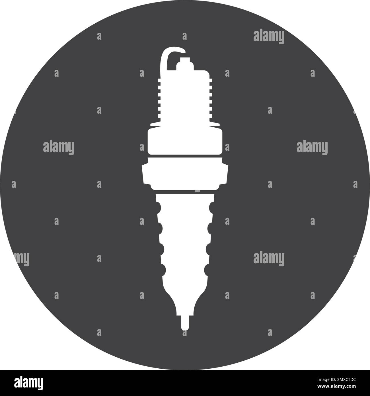 spark plug icon. Vector concept illustration for design Stock Vector ...