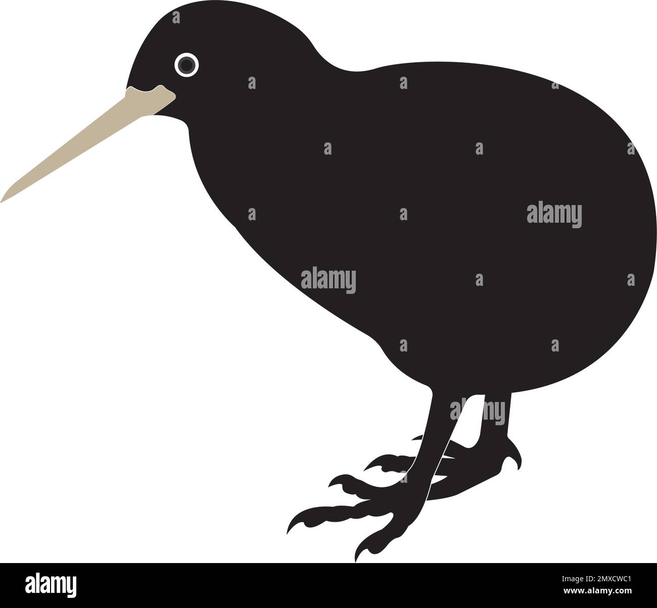 Kiwi bird icon vector illustration symbol design Stock Vector Image ...