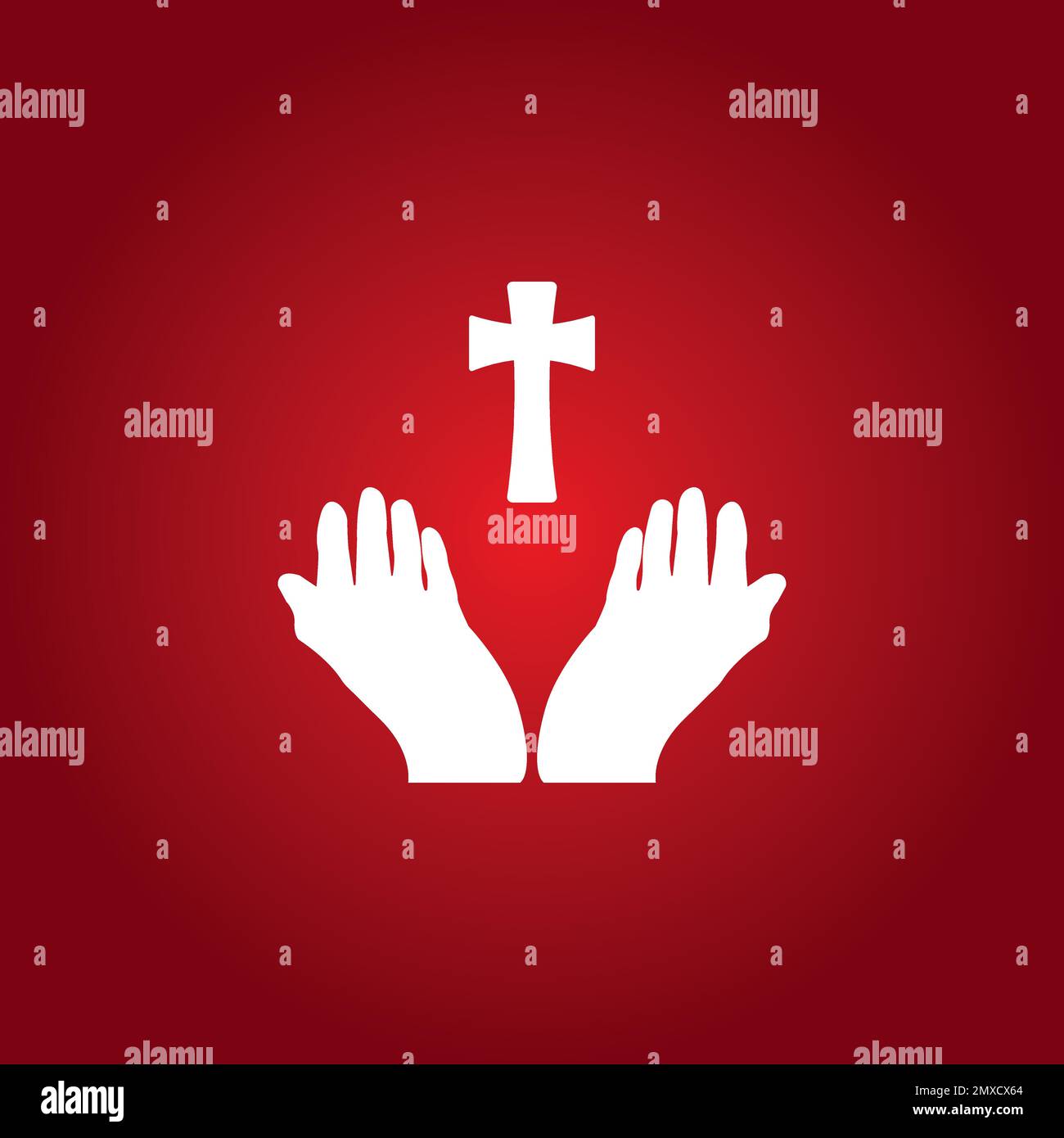 Catholic priest confession with jesus Stock Vector Images - Alamy