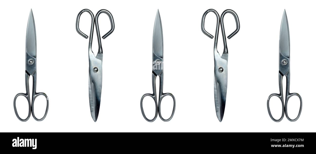 Scissors set collection hi-res stock photography and images - Alamy