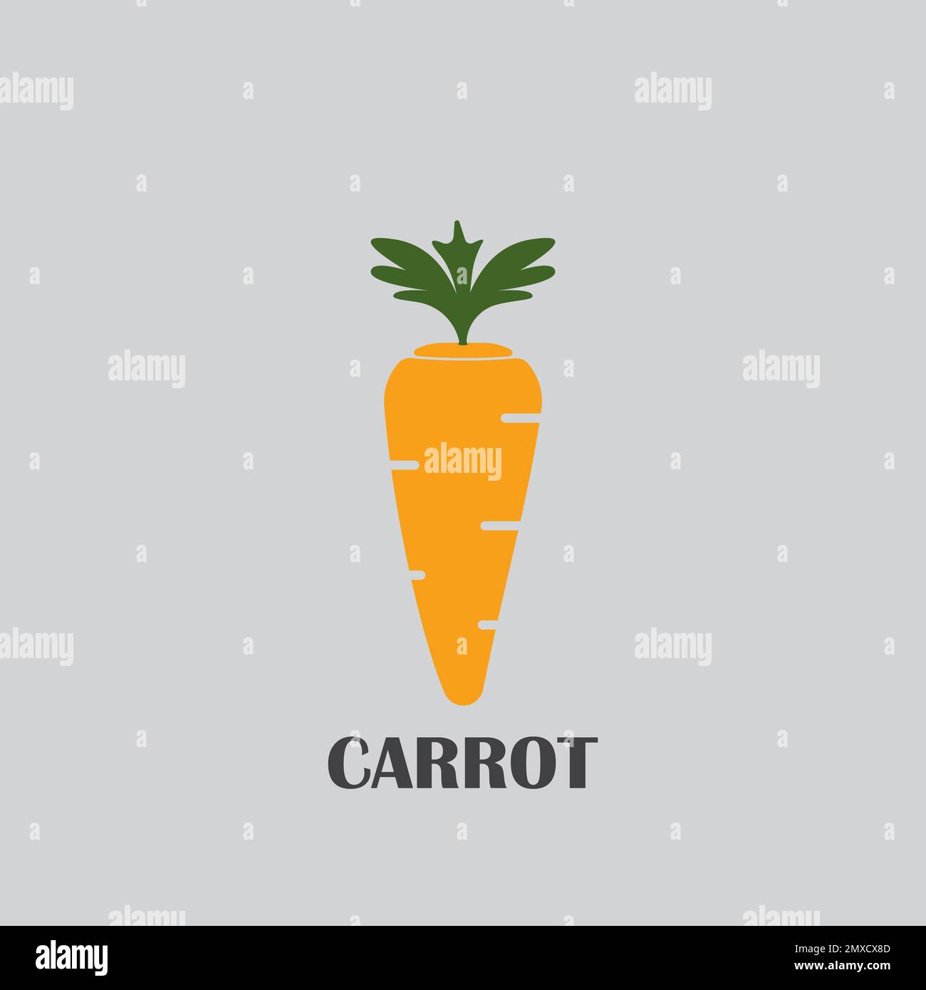 Carrot vector icon illustration design template Stock Vector Image ...