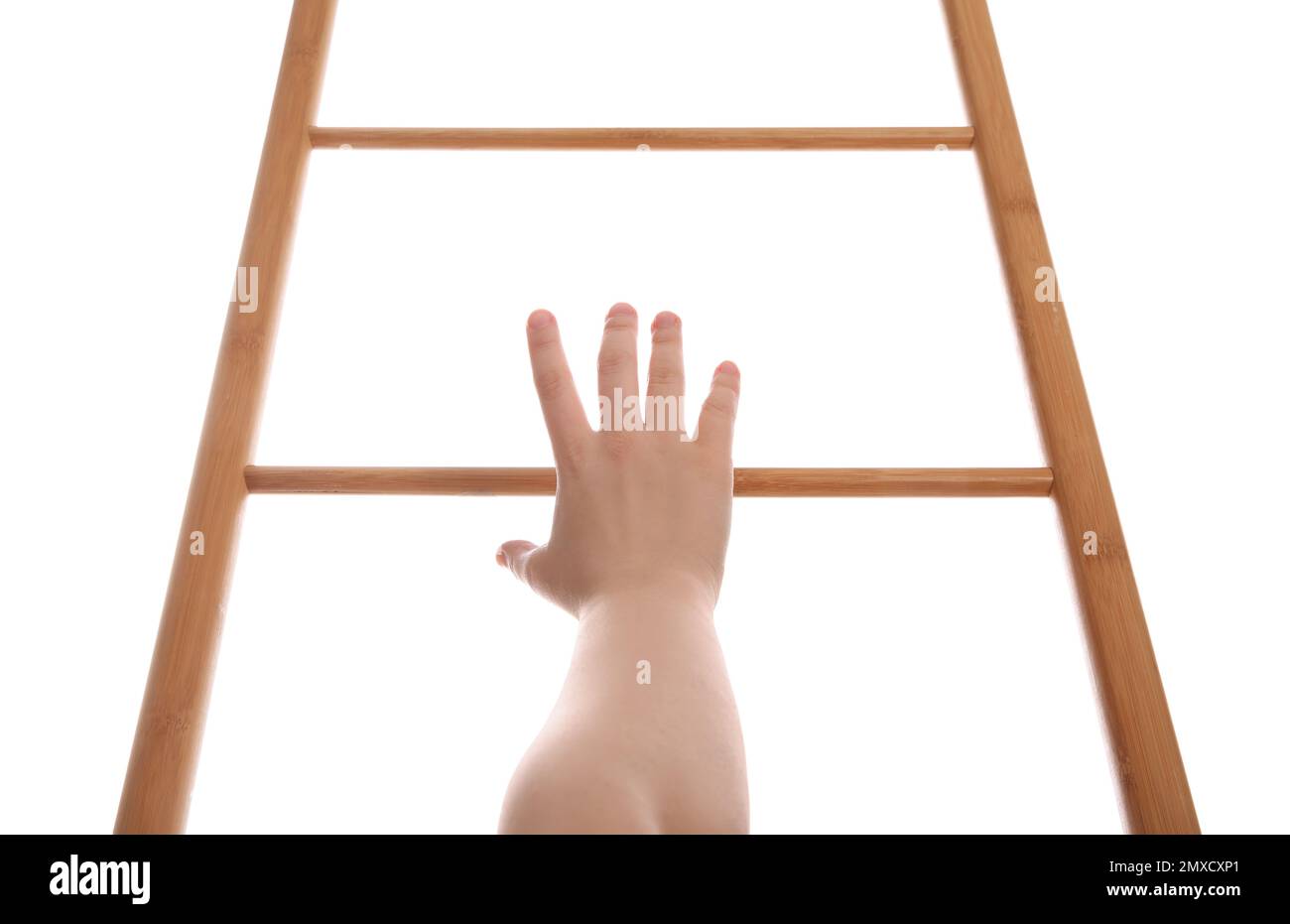 Woman climbing corporate ladder hi-res stock photography and images - Alamy