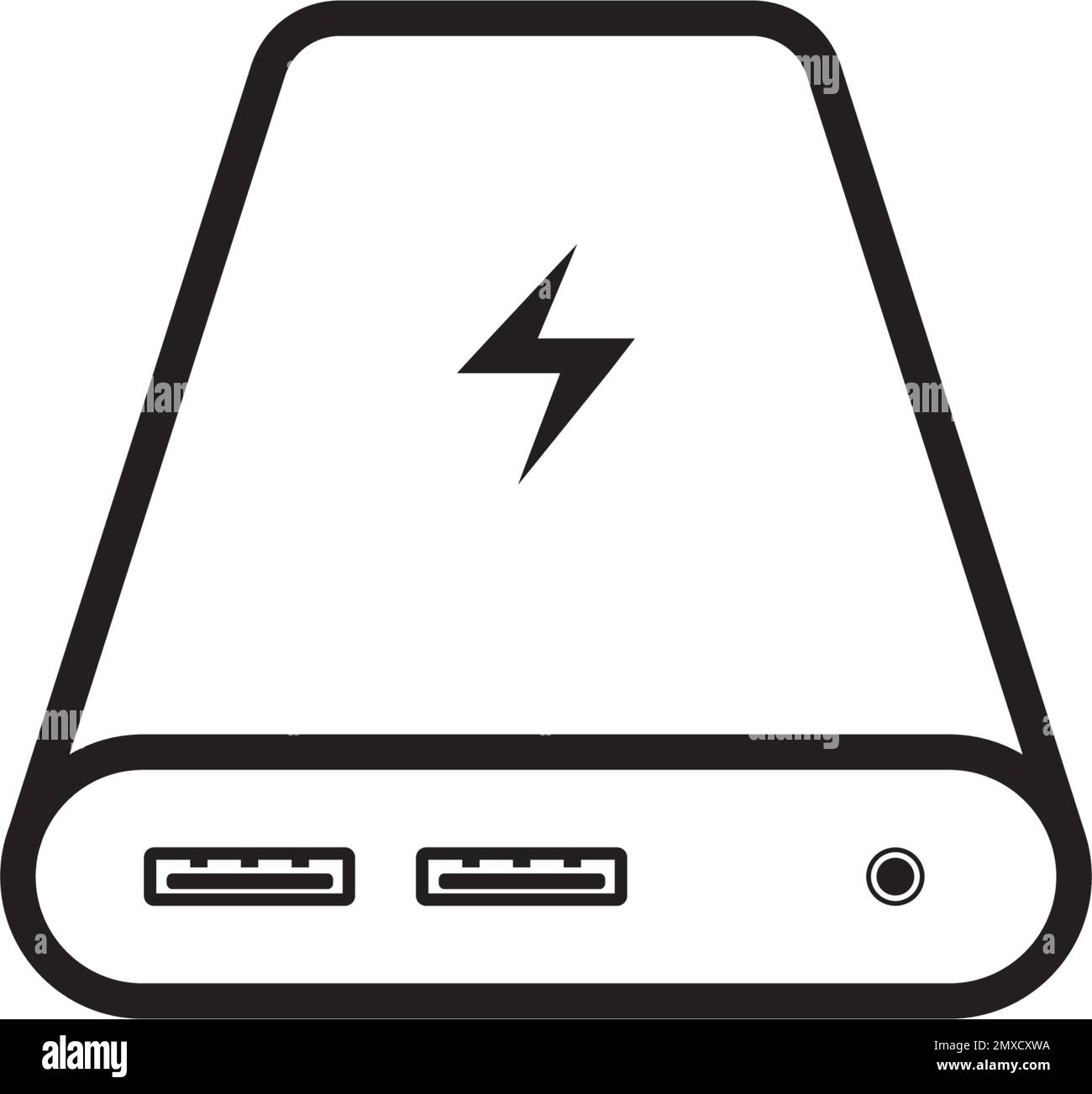 Power bank icon vector illustration logo design Stock Vector Image ...