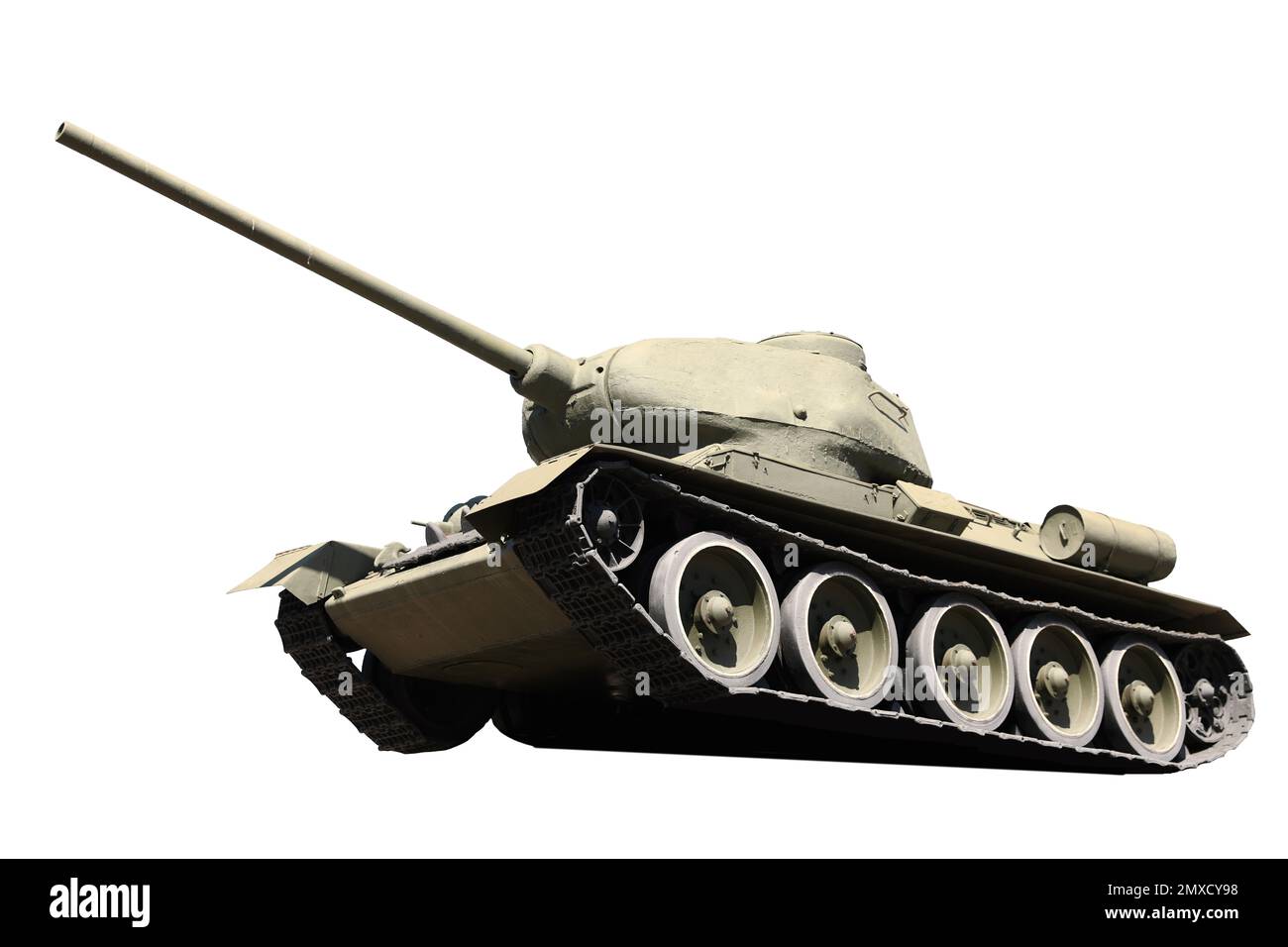Army tank isolated on white. Military machinery Stock Photo - Alamy