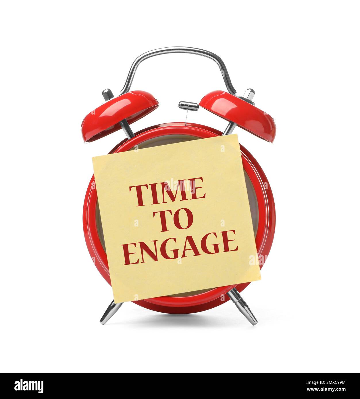 Time work text alarm Cut Out Stock Images & Pictures - Alamy