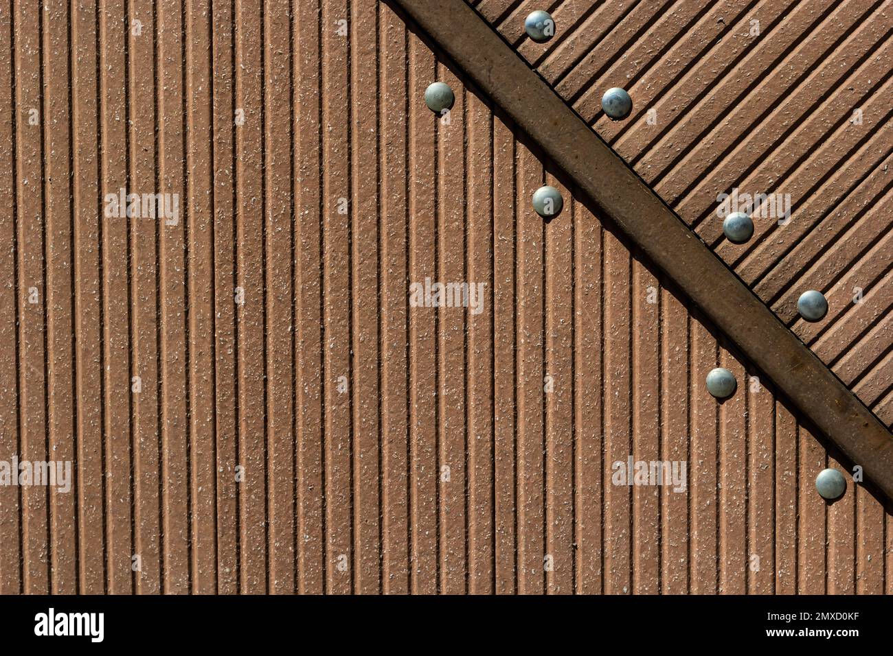 Old grungy, dirty and scratched metal plate with screws Stock Photo - Alamy