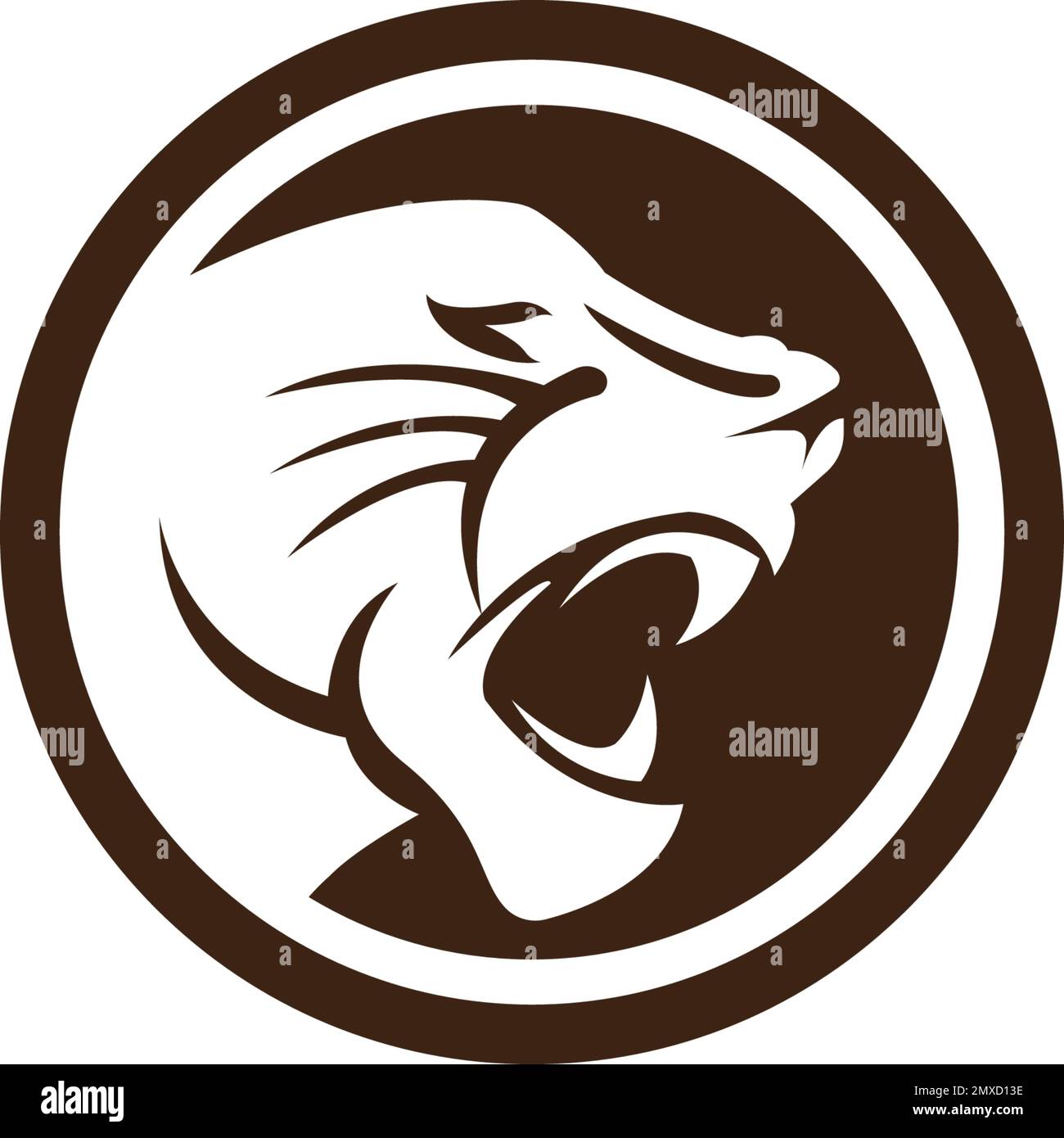 Tiger mascot running Cut Out Stock Images & Pictures - Alamy