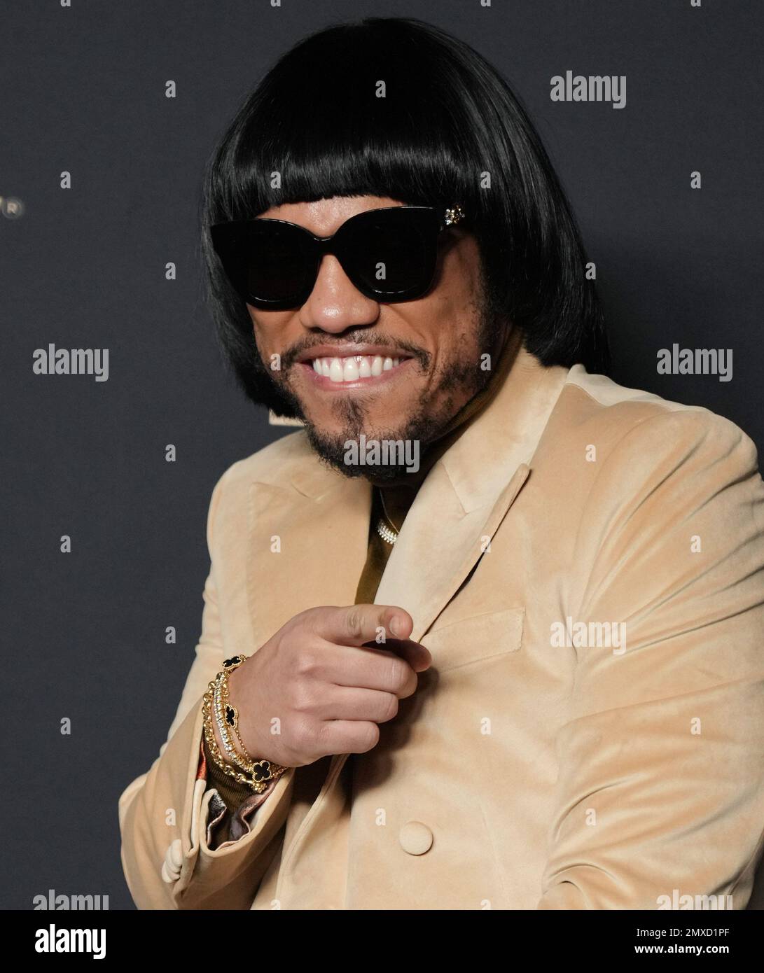 West Hollywood, CA, February 2, 2023. Anderson .Paak arrives at the ...