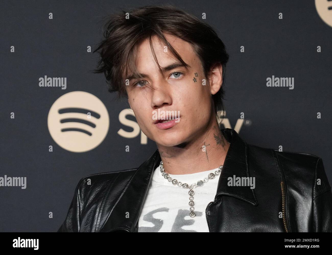 Los Angeles, USA. 02nd Feb, 2023. Jxdn arrives at the Spotify's 2023 ...