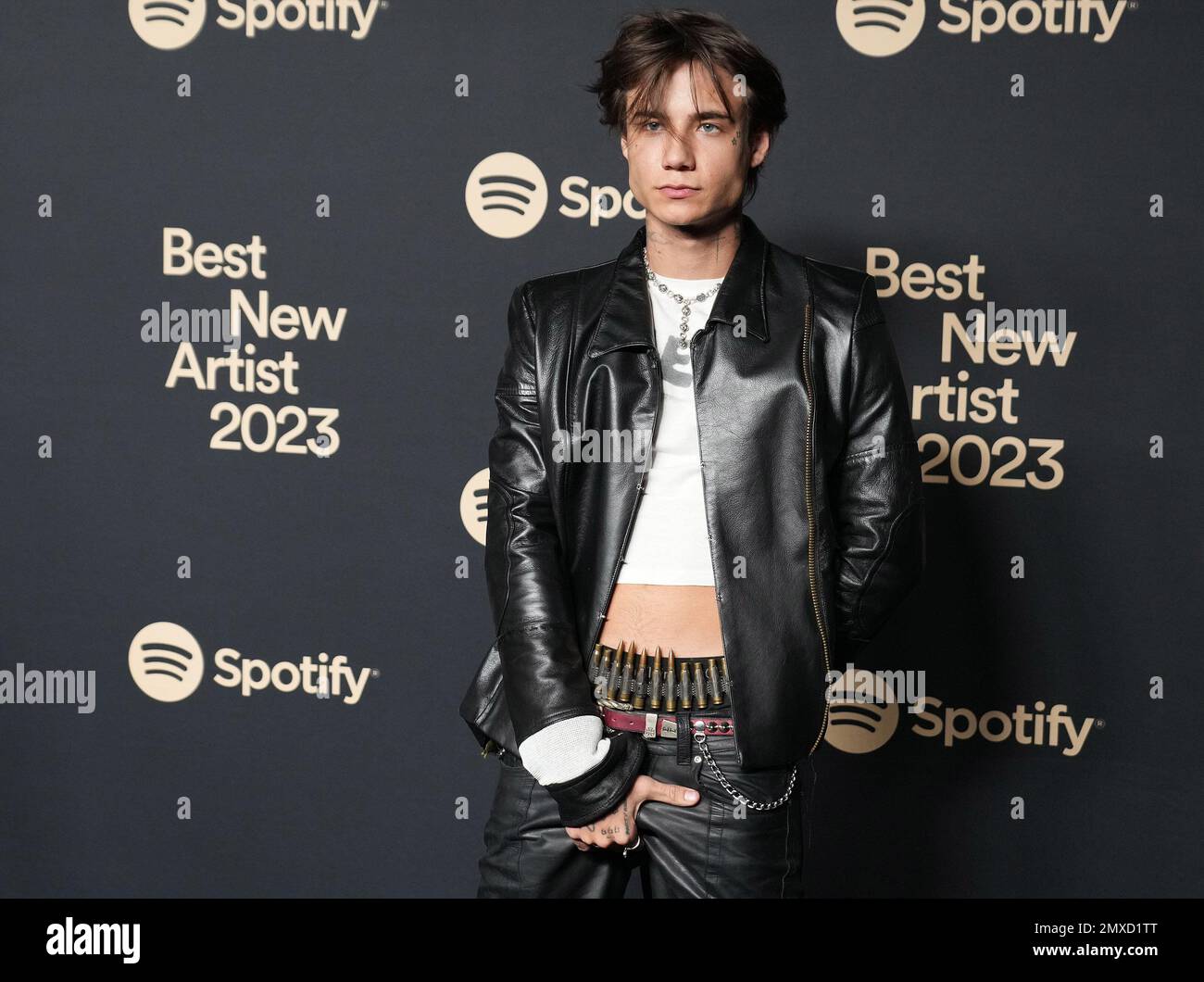 Los Angeles, USA. 02nd Feb, 2023. Jxdn arrives at the Spotify's 2023 ...