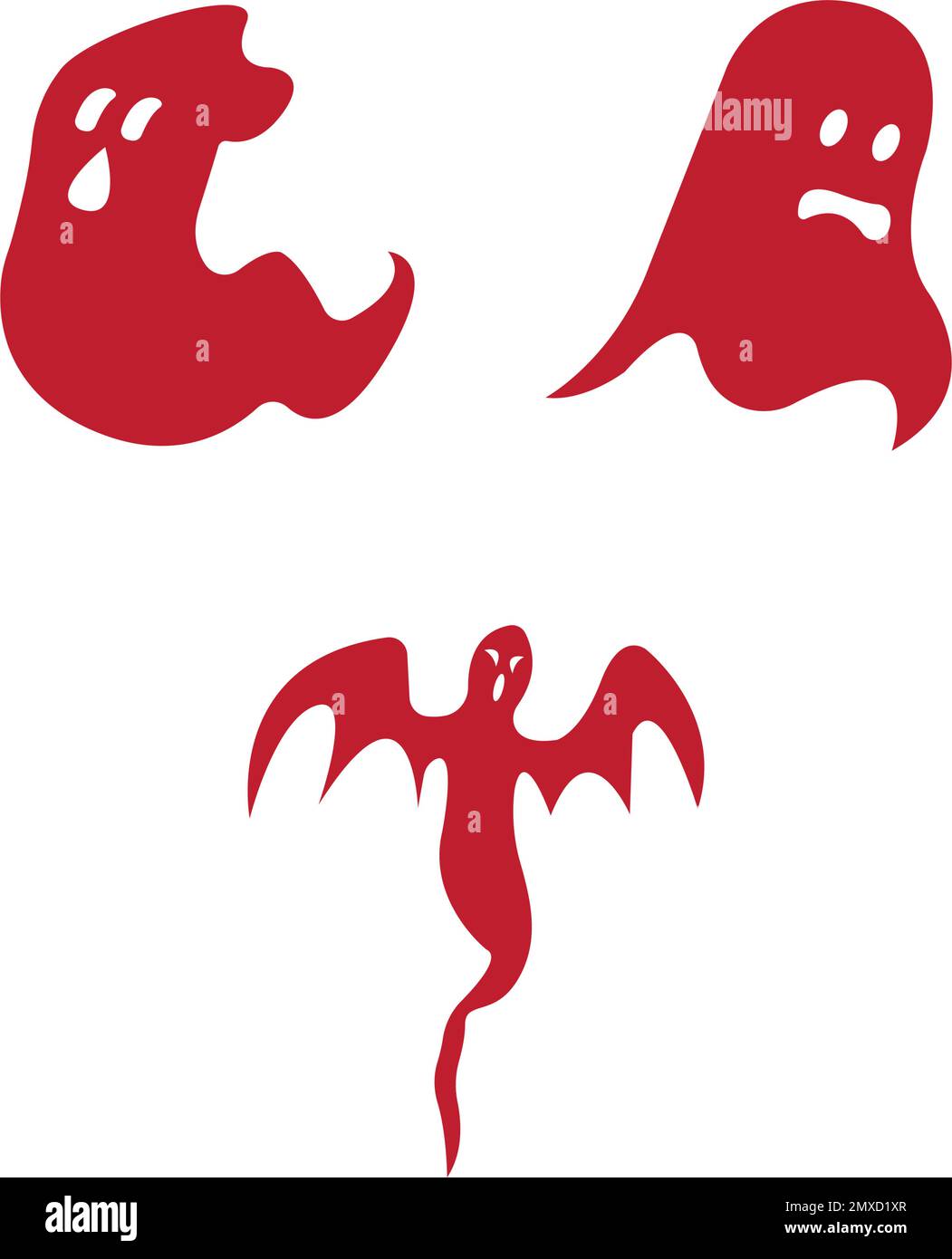 Ghost icon vector illustration logo design template Stock Vector Image ...