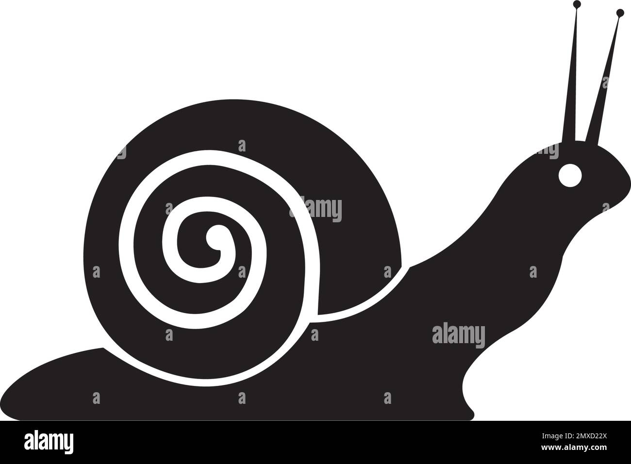 Snail icon vector illustration logo design templat Stock Vector Image ...