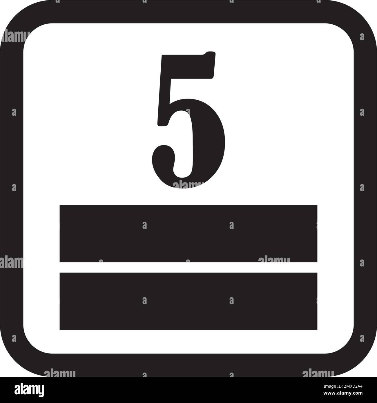 Fragile flat icon with crack and black frame isolated on white ...