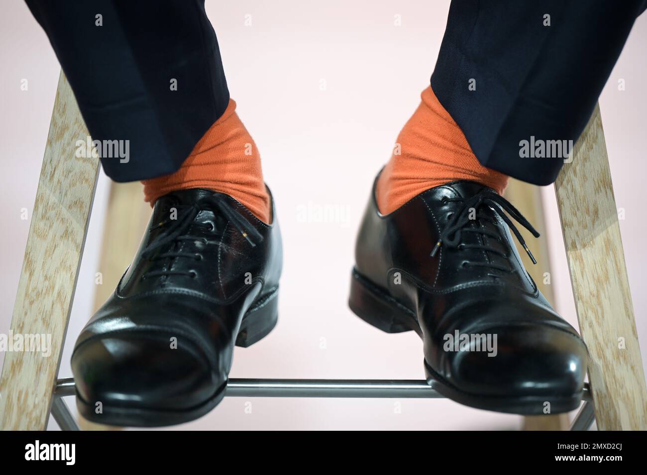 03 February 2023, Hesse, Frankfurt/Main: The press spokesman of ING ...