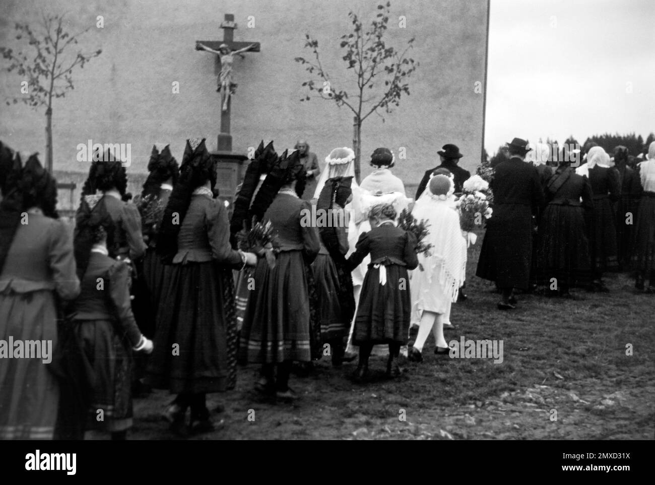 Prozession im Schwarzwald zum Todestag des heiligen Benedikt, 1938 ...