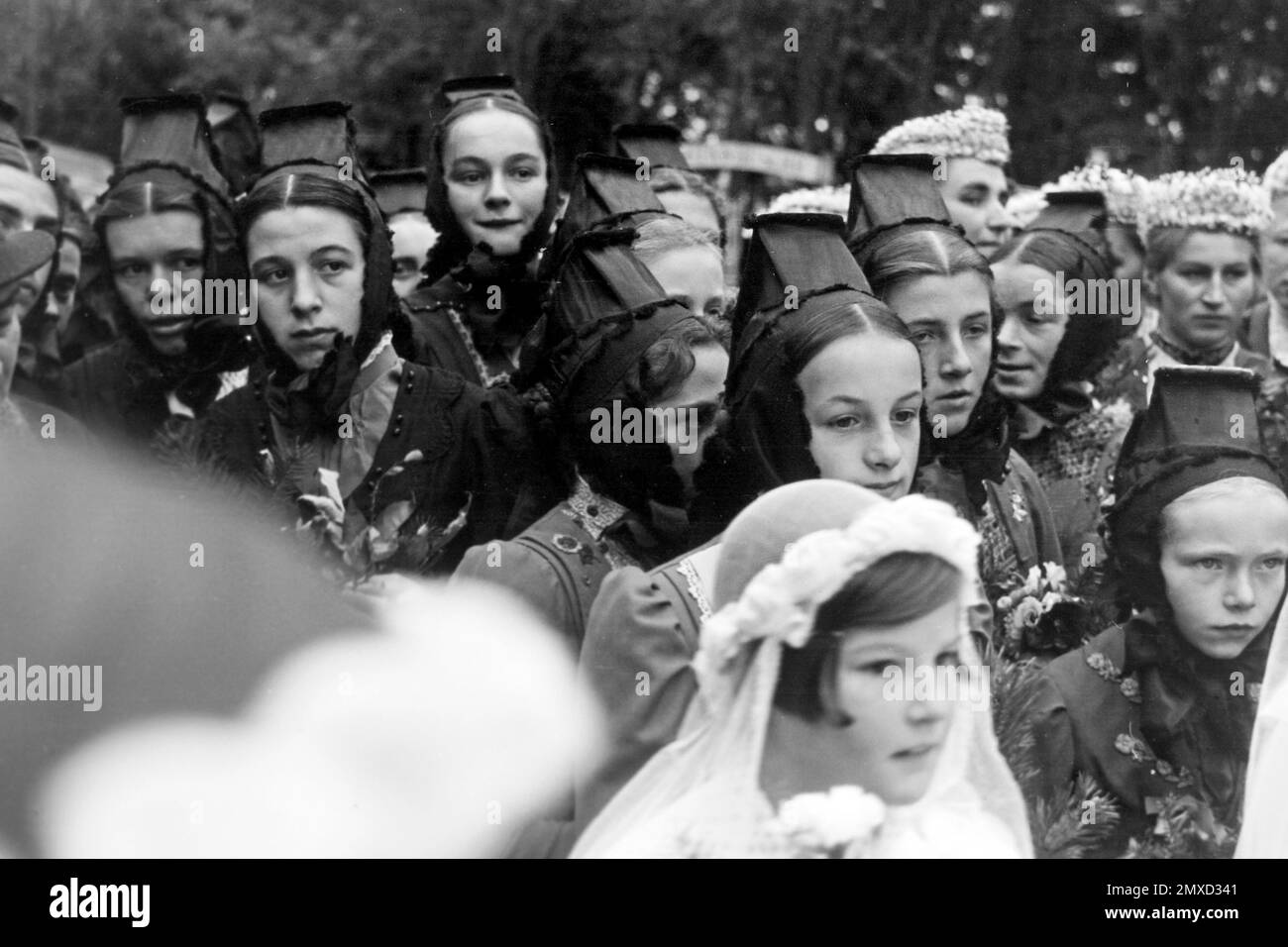 Prozession im Schwarzwald zum Todestag des heiligen Benedikt, 1938 ...