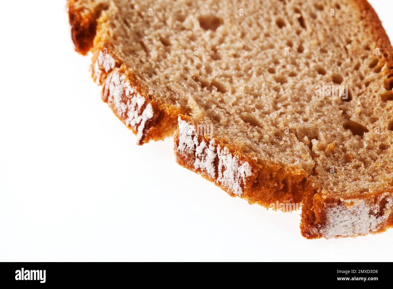 fresh bread slice, gray bread Stock Photo - Alamy
