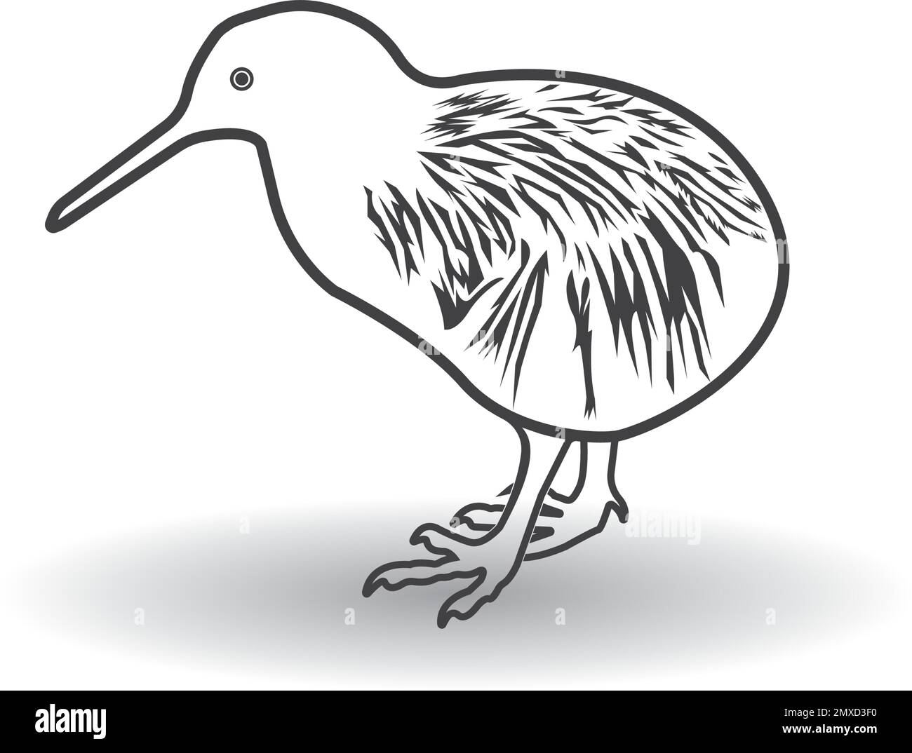 Kiwi bird icon vector illustration symbol design Stock Vector Image ...