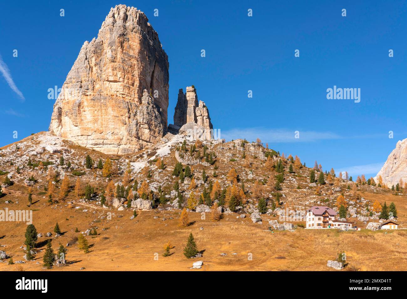 Cinque Torri, Italy, South Tyrol, Dolomites Stock Photo - Alamy
