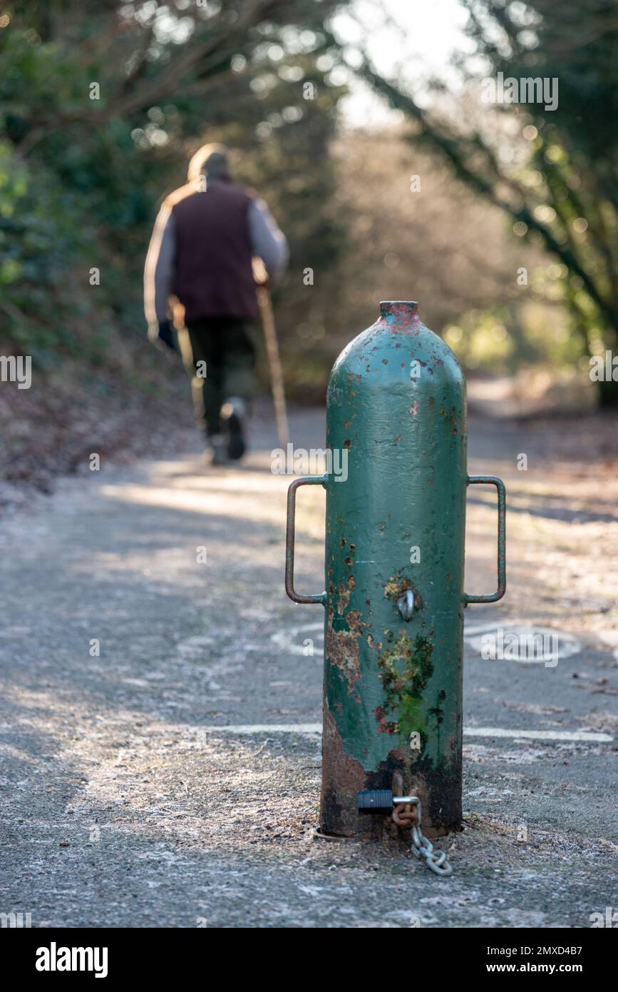 Heathfield, January 18th 2023: One of the few remaining natural gas ...