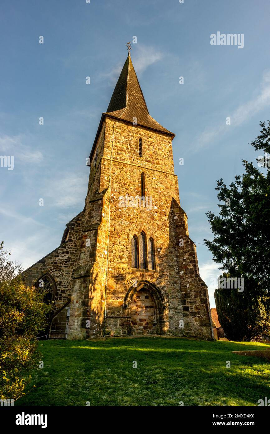 Heathfield, January 18th 2023: All Saints Church in Old Heathfield ...