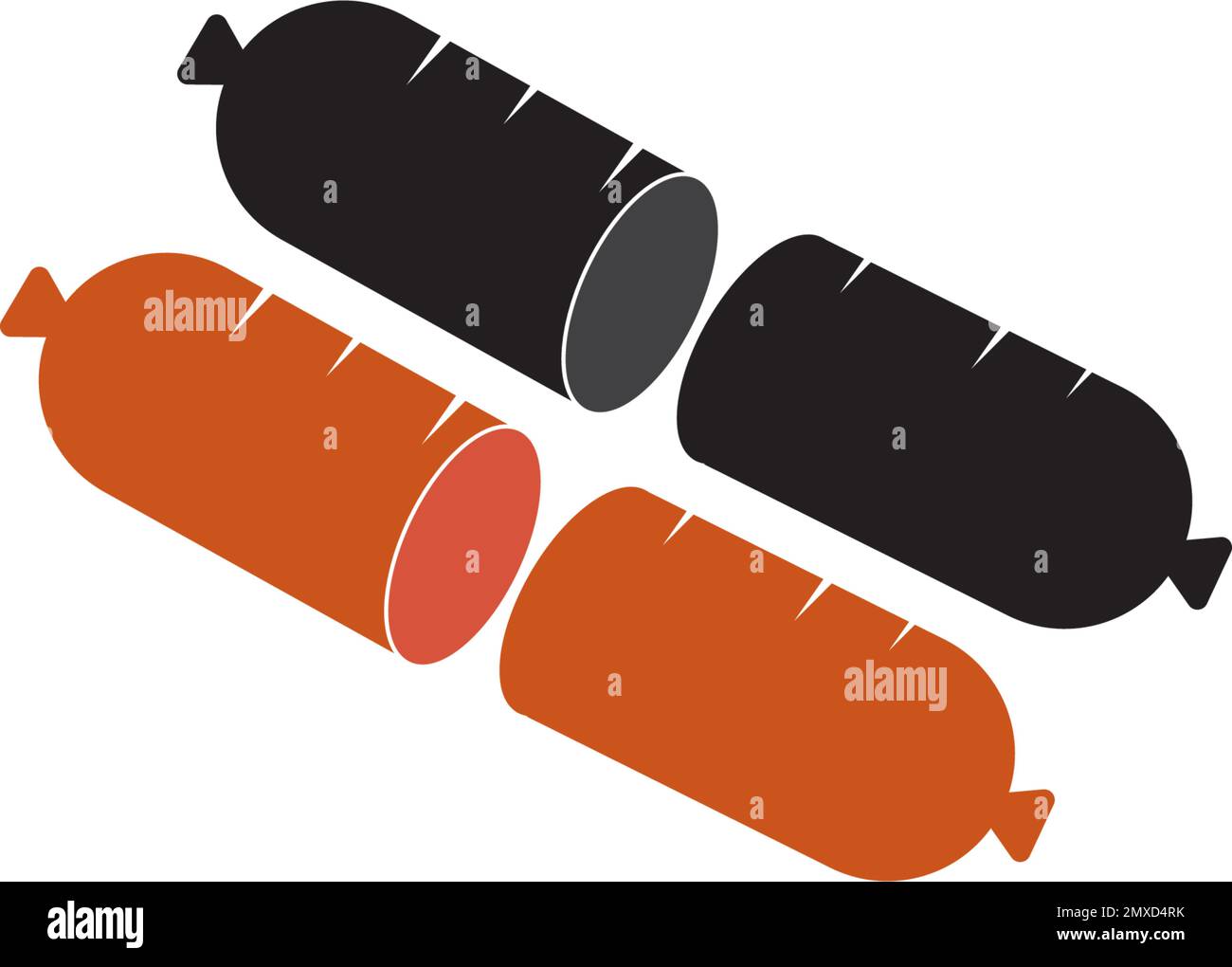 sausage icon vector illustration design Stock Vector Image & Art - Alamy