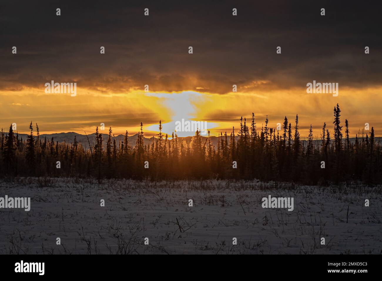 Alaska Sunrise Sunset