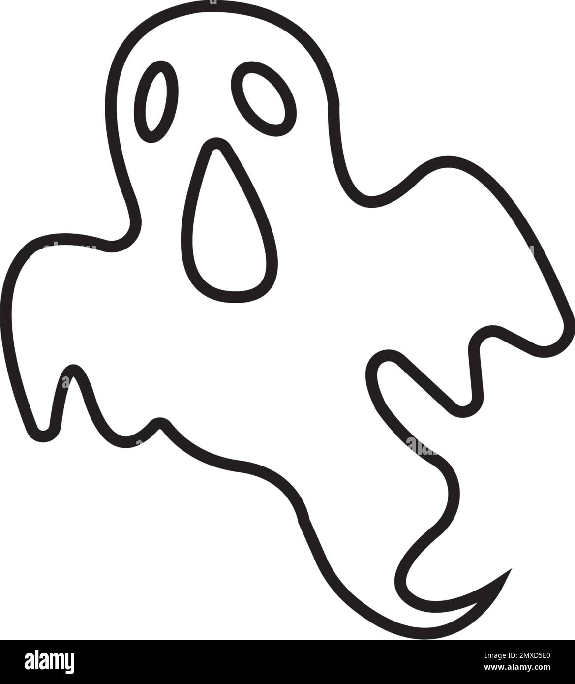Ghost line icon vector illustration symbol design Stock Vector Image ...