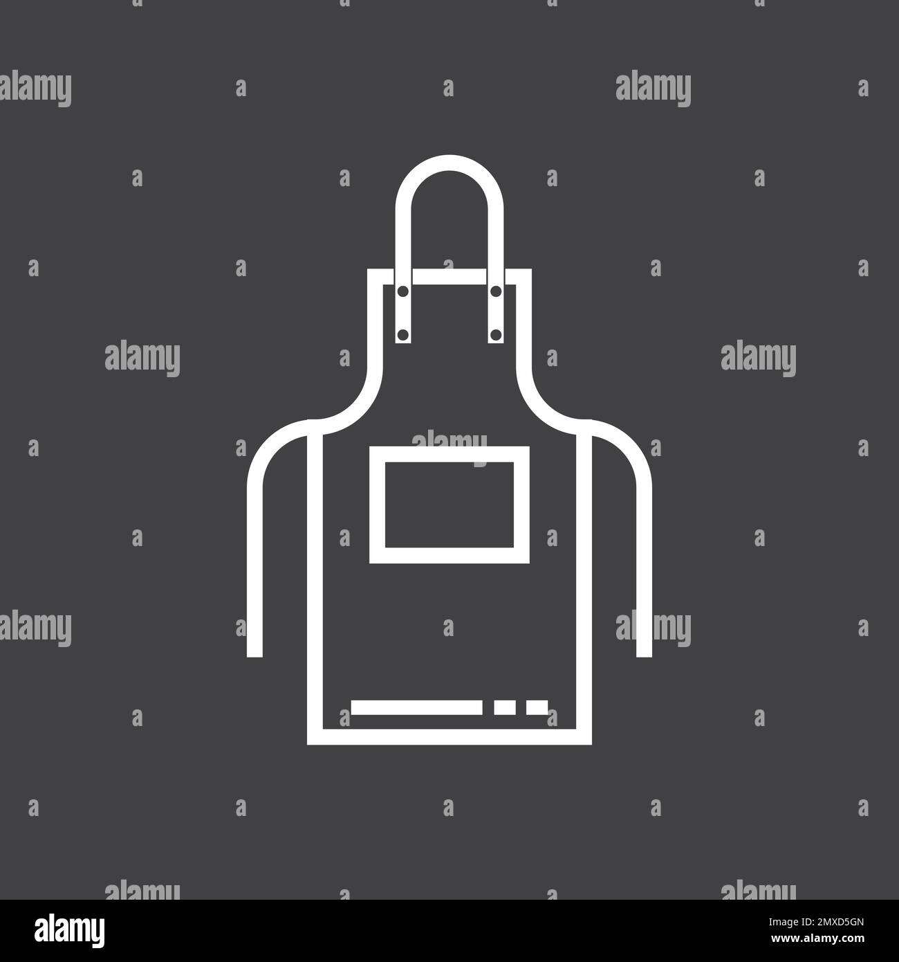 Apron vector icon illustration symbol design background Stock Vector ...