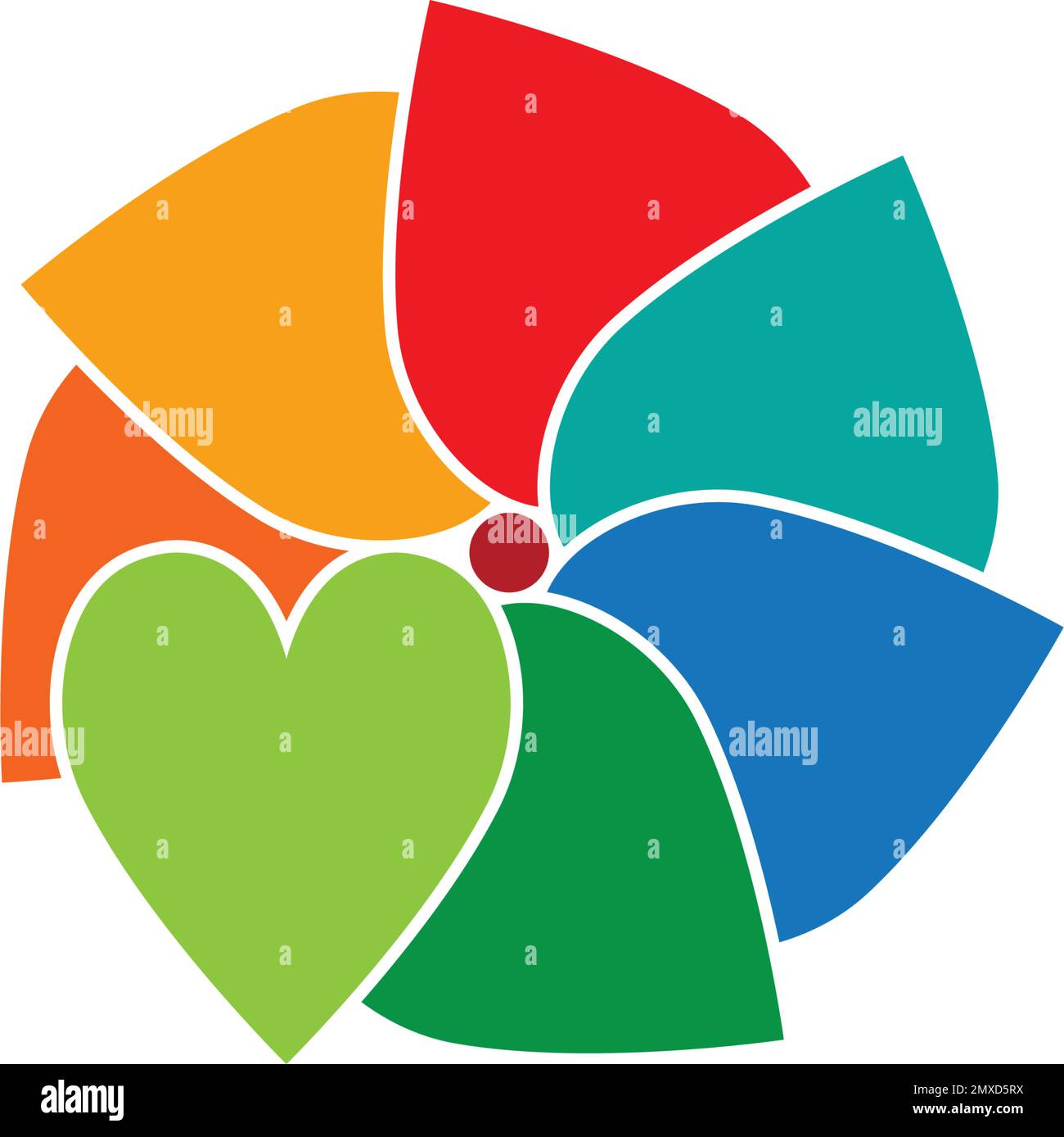 Colourful circular Stock Vector Images - Alamy