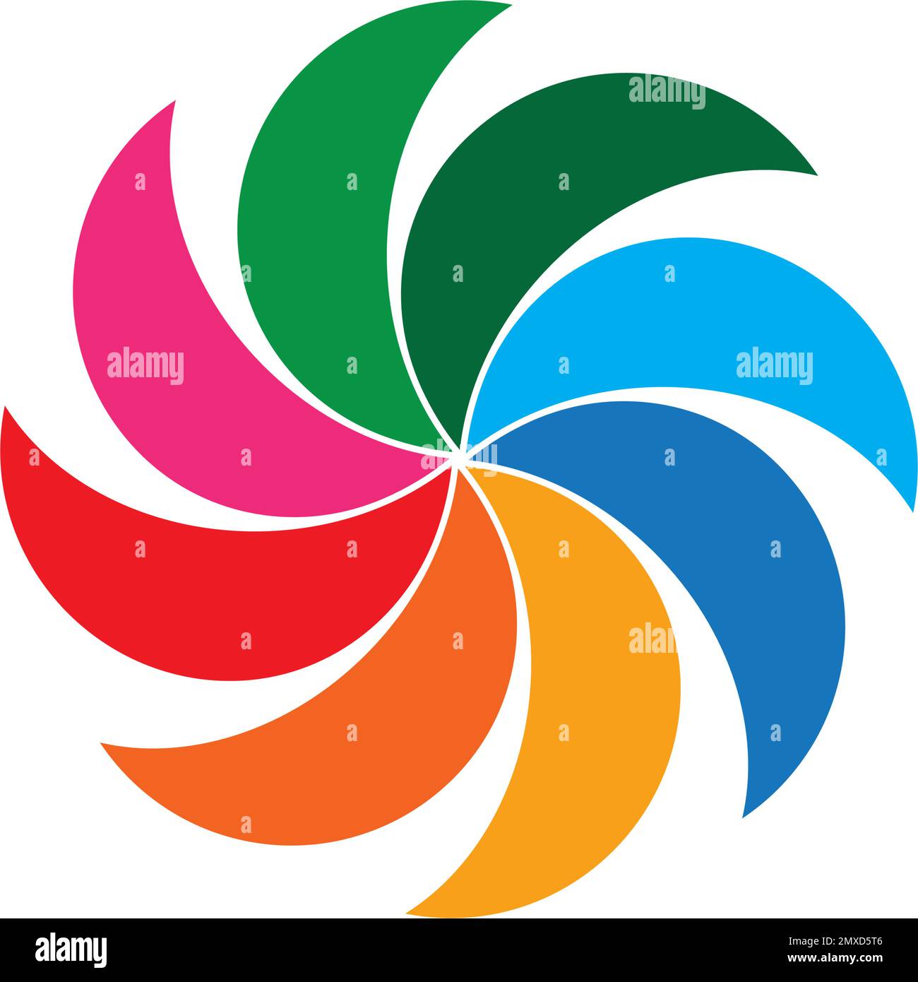 colourful abstract icon,illustration logo design Stock Vector Image ...