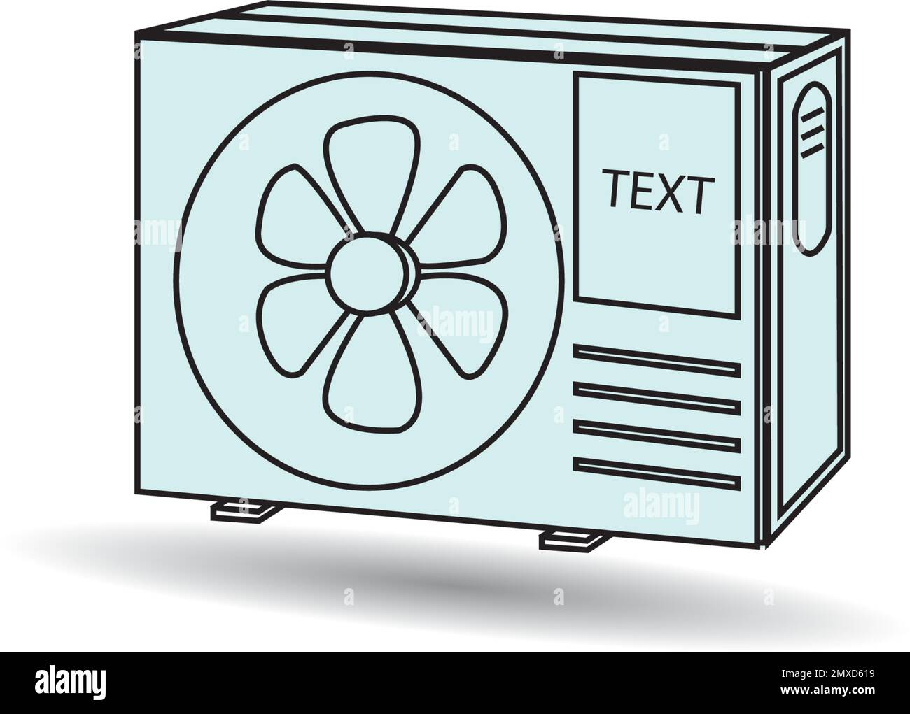 Outdoor unit compressor air conditioner Cut Out Stock Images & Pictures ...