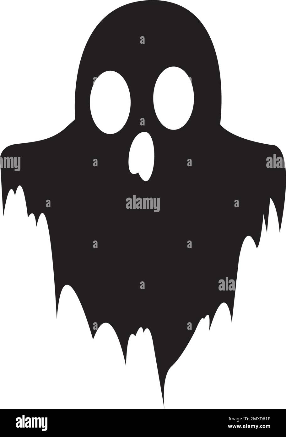 Ghost icon vector illustration logo design template Stock Vector Image ...