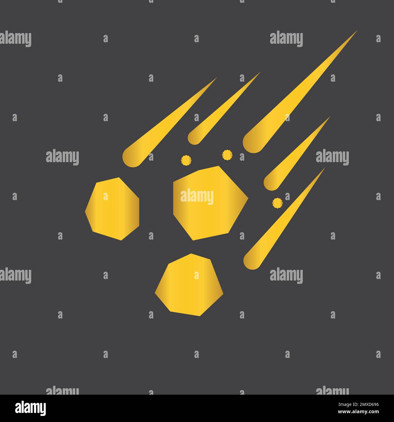 Meteor logo vector illustration symbol design Stock Vector Image & Art ...