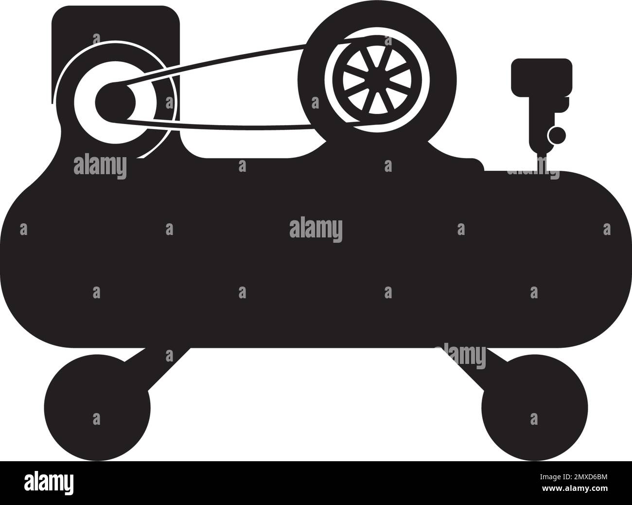 compressor icon vector illustration logo design Stock Vector Image ...