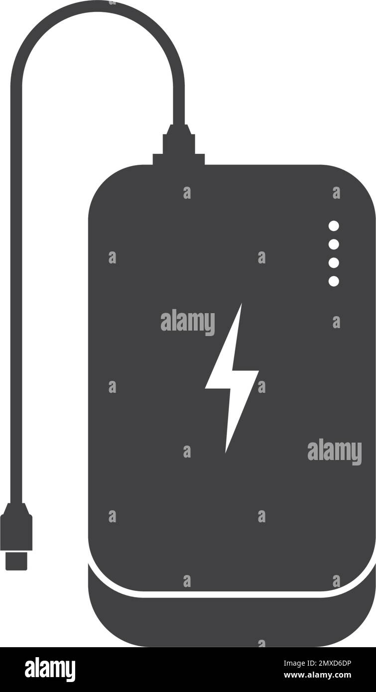 Power bank icon vector illustration logo design Stock Vector Image ...