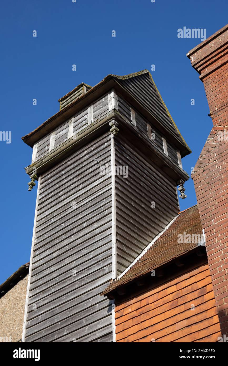 LINDFIELD, WEST SUSSEX, UK - FEBRUARY 01 : View of historical buildings ...