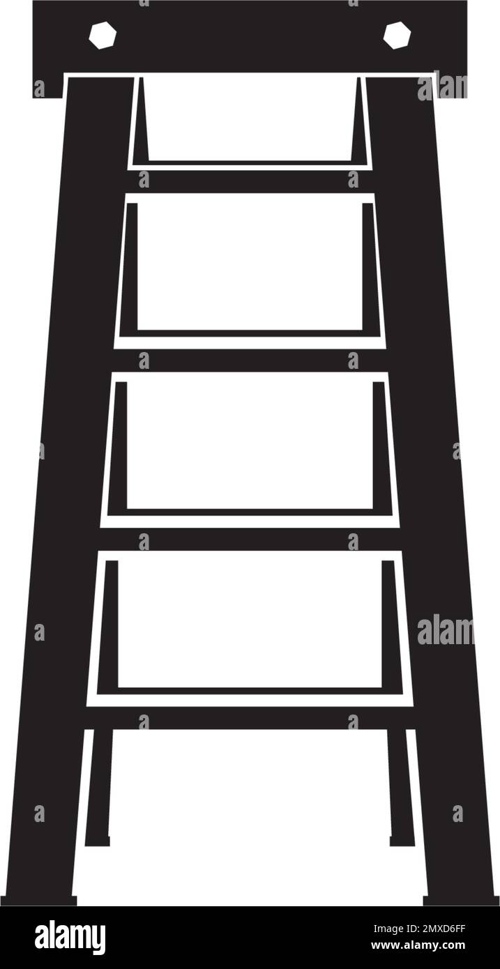 ladder icon vector design element logo template Stock Vector Image ...