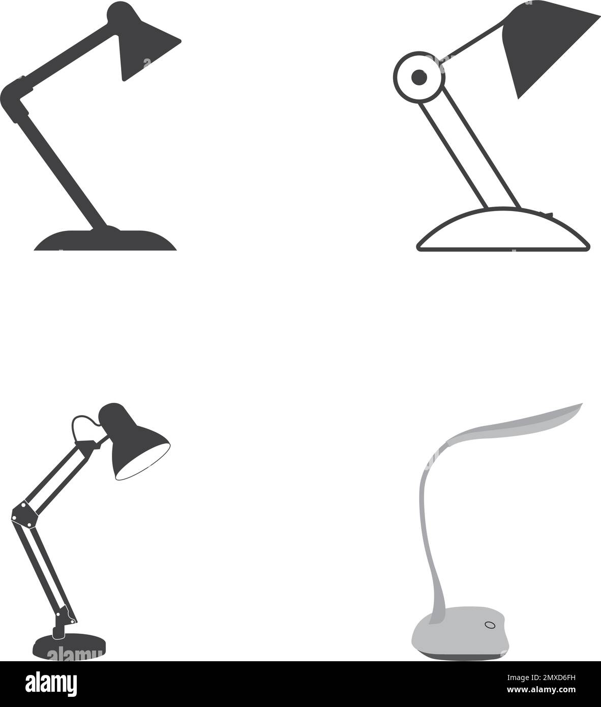 Table lamp icon vector Stock Vector Images - Alamy
