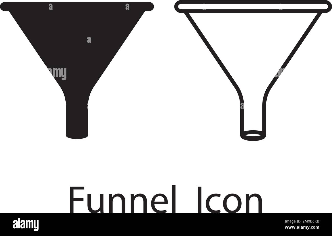 Funnel icon vector illustration design template Stock Vector Image ...