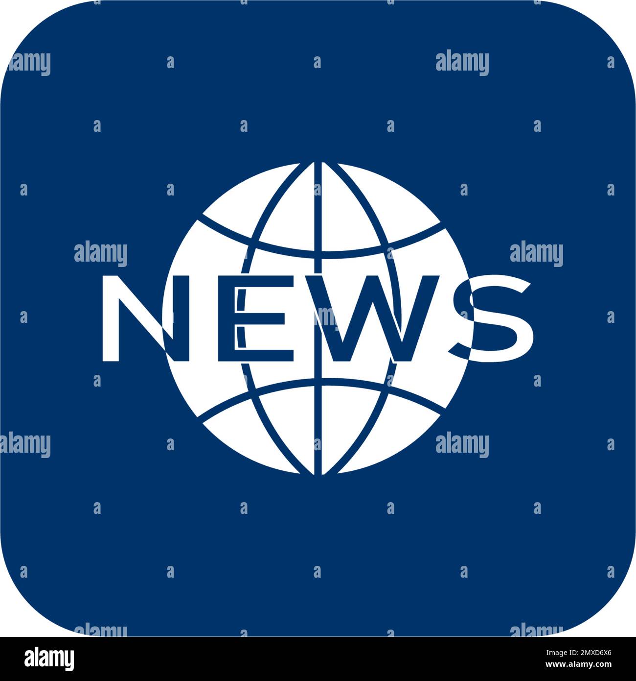 News icon vector illustration logo design Stock Vector Image & Art - Alamy