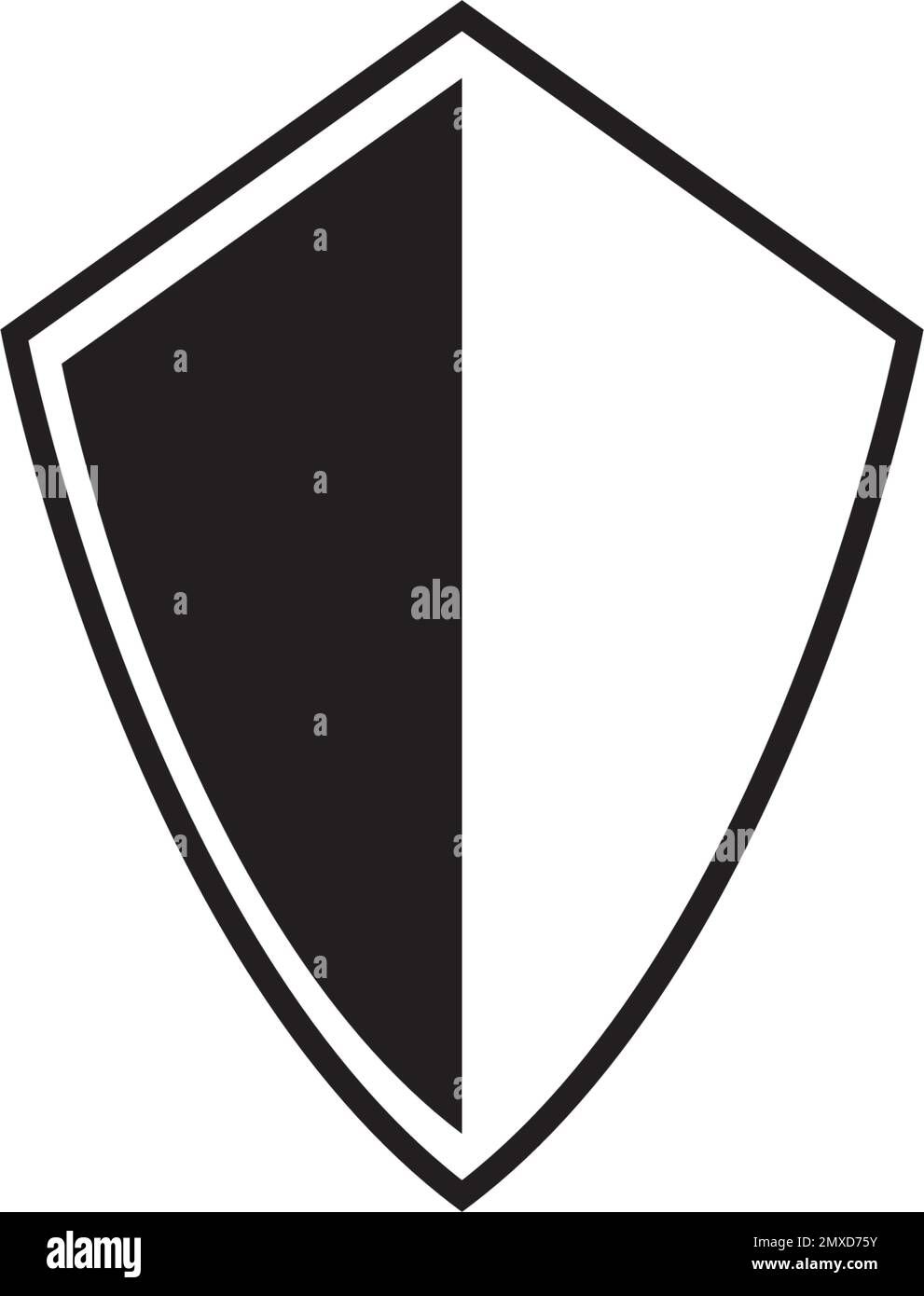 shield icon vector logo design Stock Vector Image & Art - Alamy