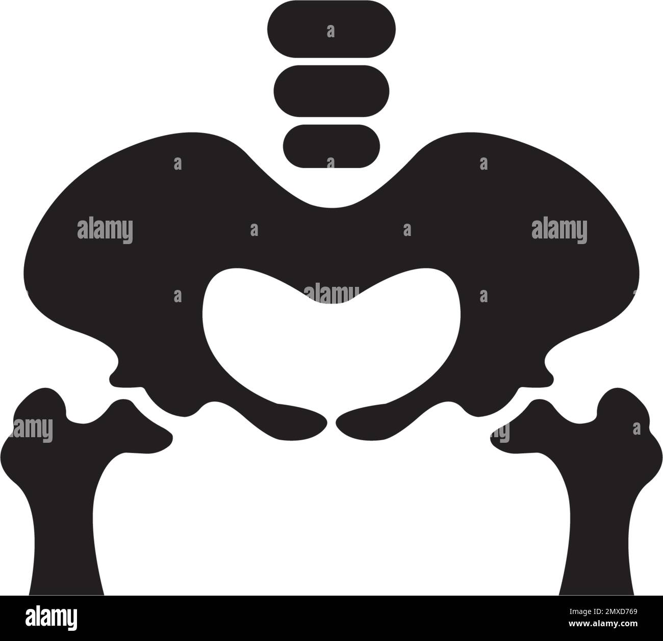 Knee bone color icon Stock Vector Images - Alamy