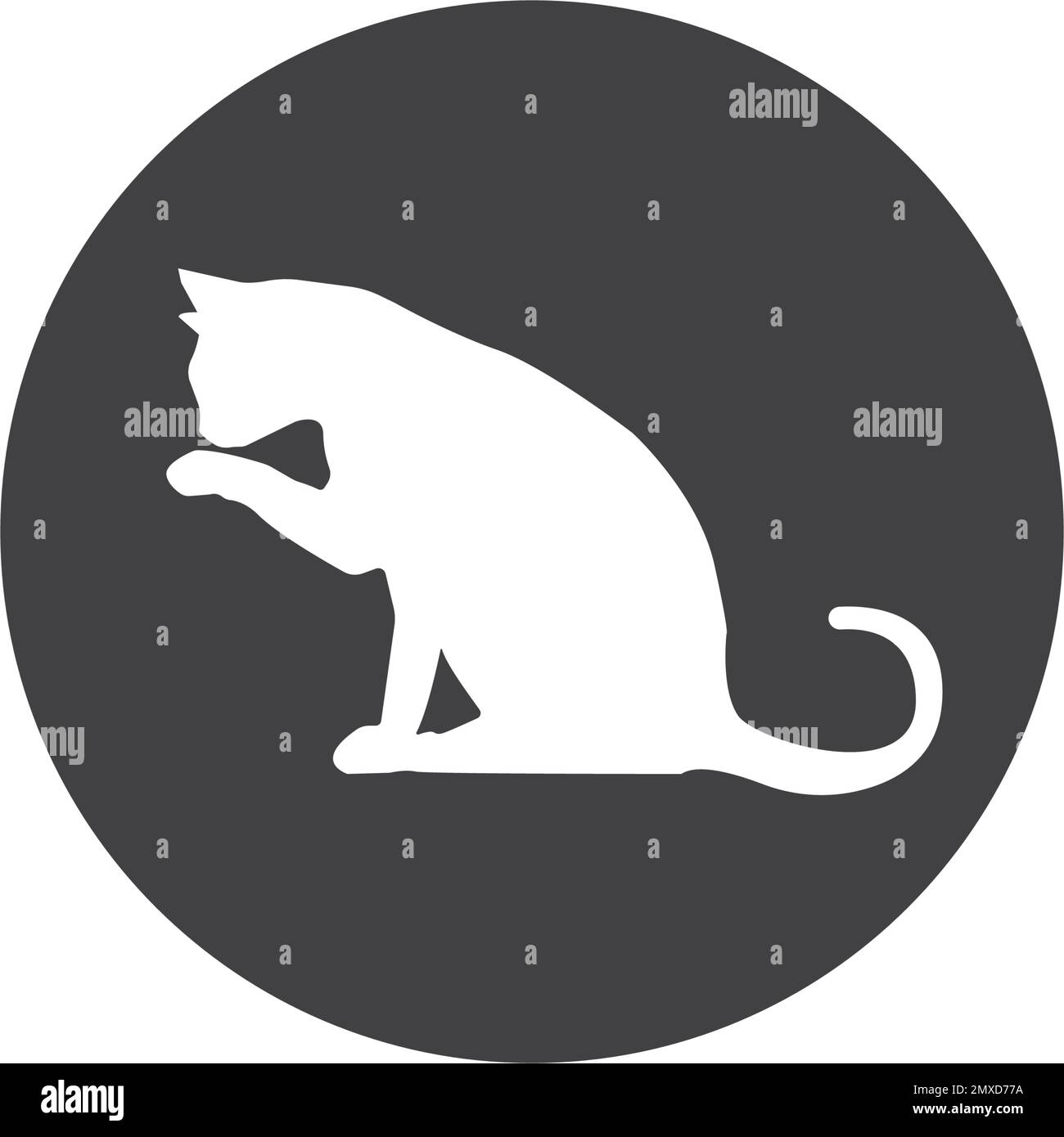 Cat vector icon illustration logo design Stock Vector Image & Art - Alamy