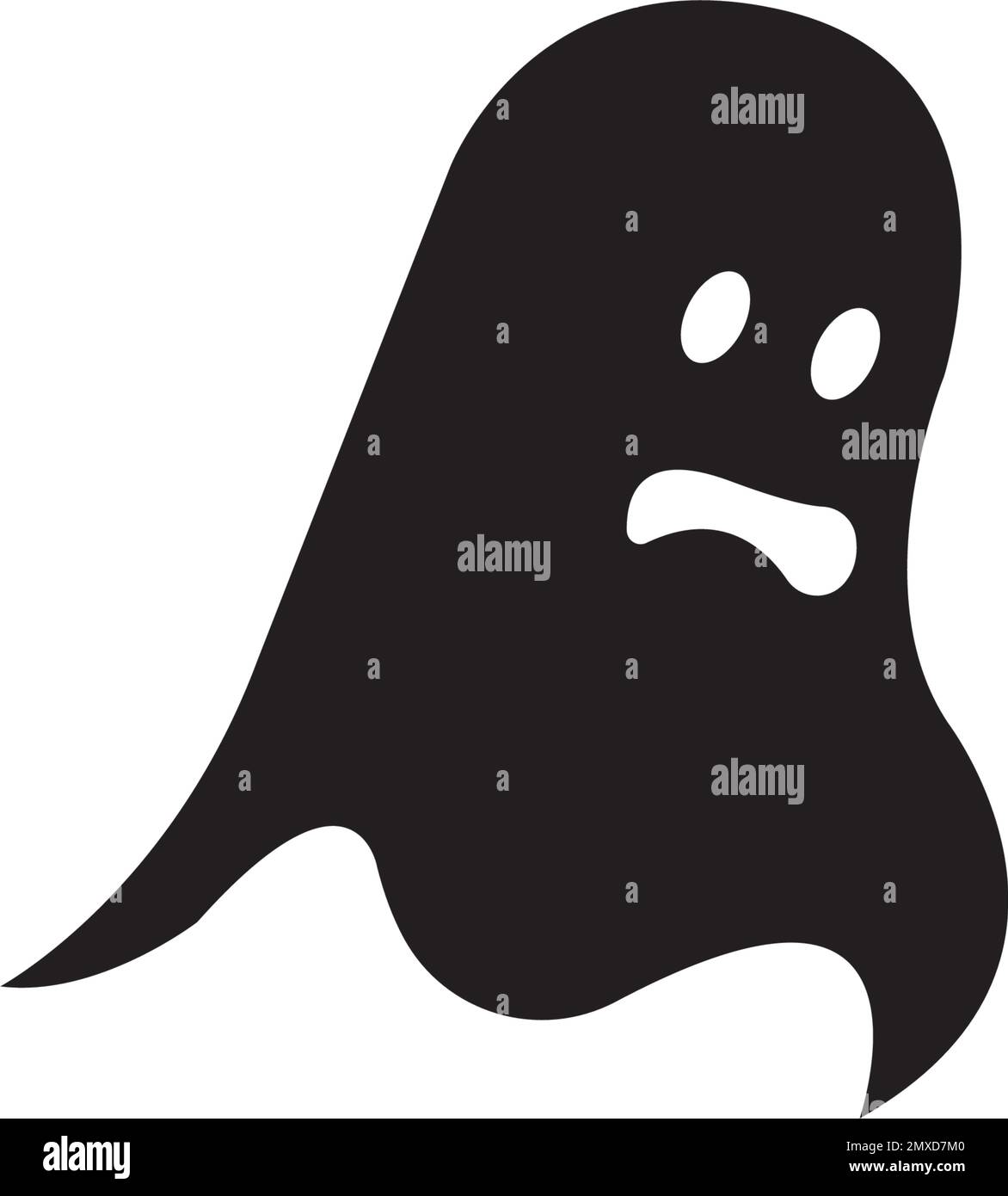 Ghost icon vector illustration logo design template Stock Vector Image ...