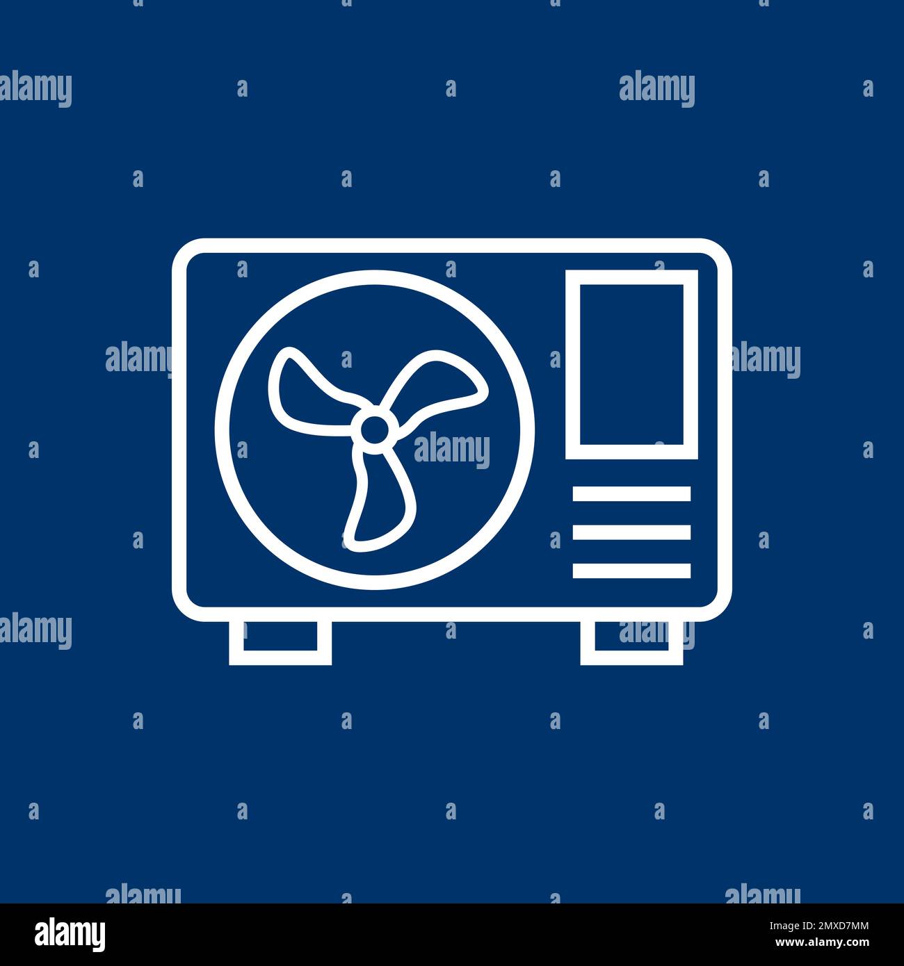 Industry air condenser Stock Vector Images - Alamy