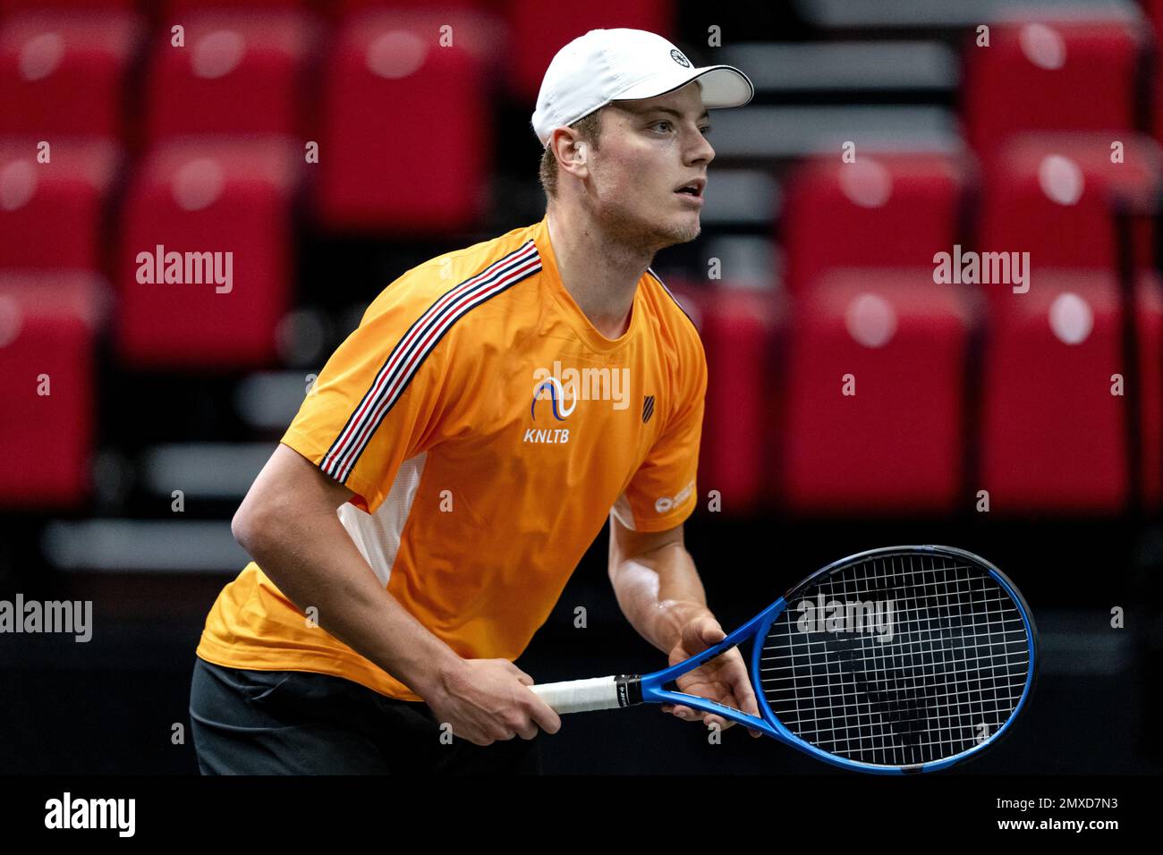 GRONINGEN - 03/02/2023, Tim van Rijthoven during training leading up to ...
