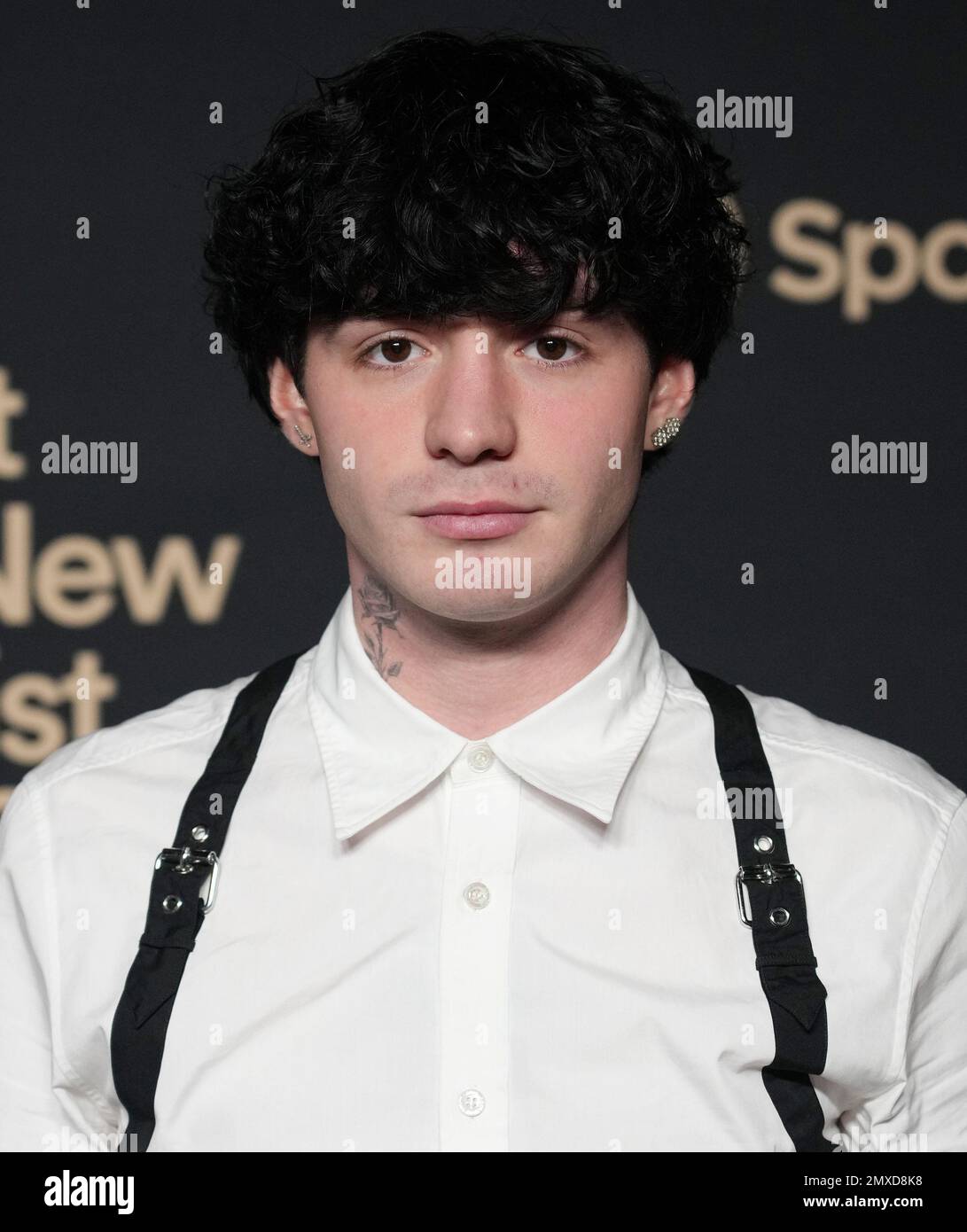 West Hollywood, CA, February 2, 2023. Mikey Tua arrives at the Spotify ...