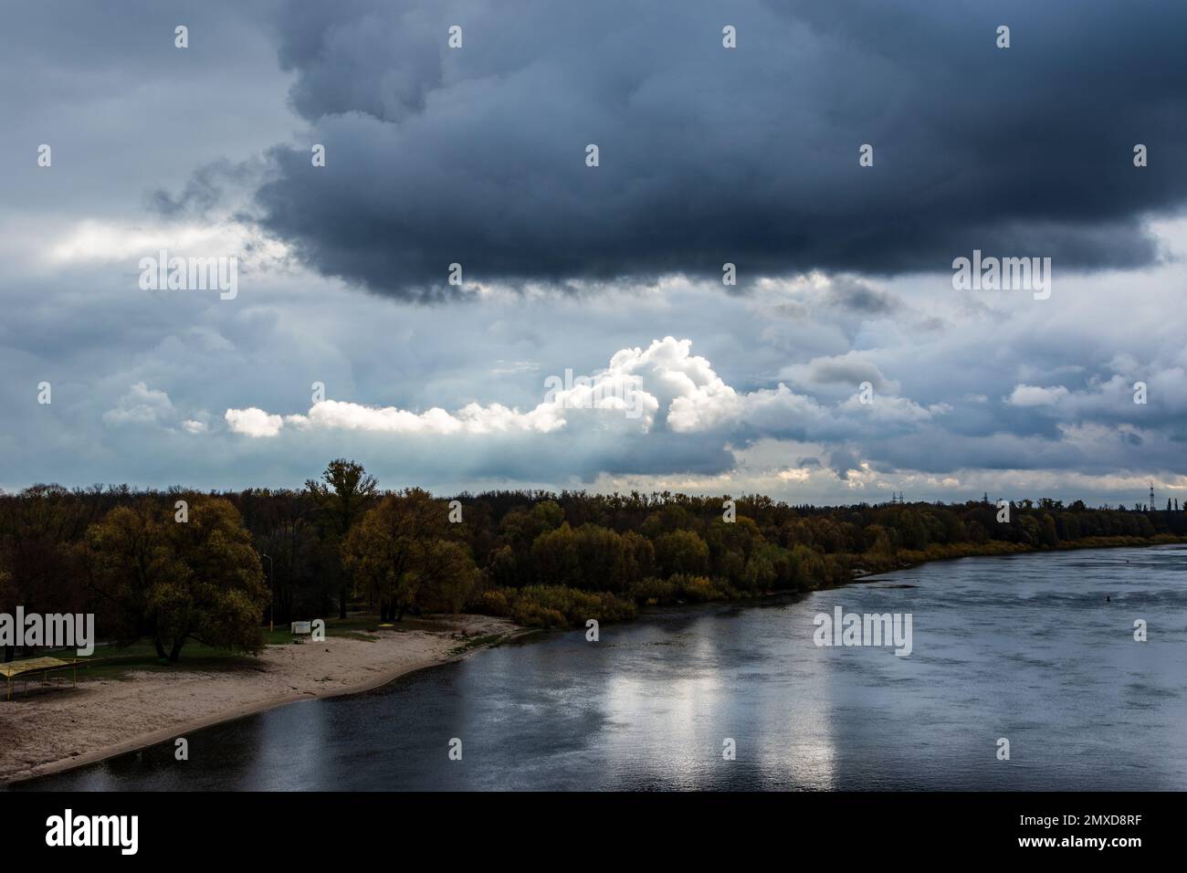 Storm clouds over river hi-res stock photography and images - Alamy