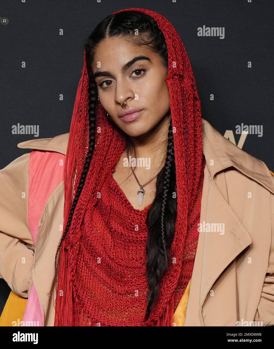 West Hollywood, CA, February 2, 2023. Jessie Reyez arrives at the Spotify's 2023 Best New Artist ...